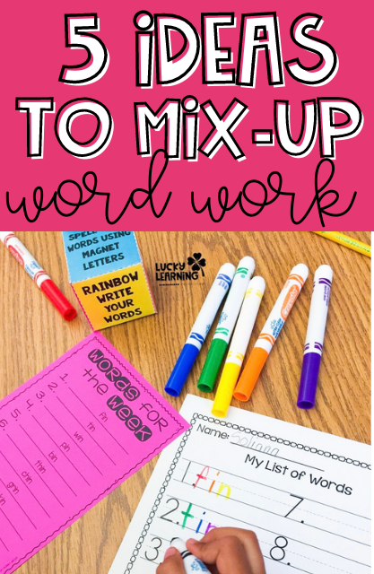 Daily 5 Word Work Ideas For 1st Grade 5 Fun Activities To Try Daily 5 Word Work Ideas For 1st Grade 5 Fun Activities To Try