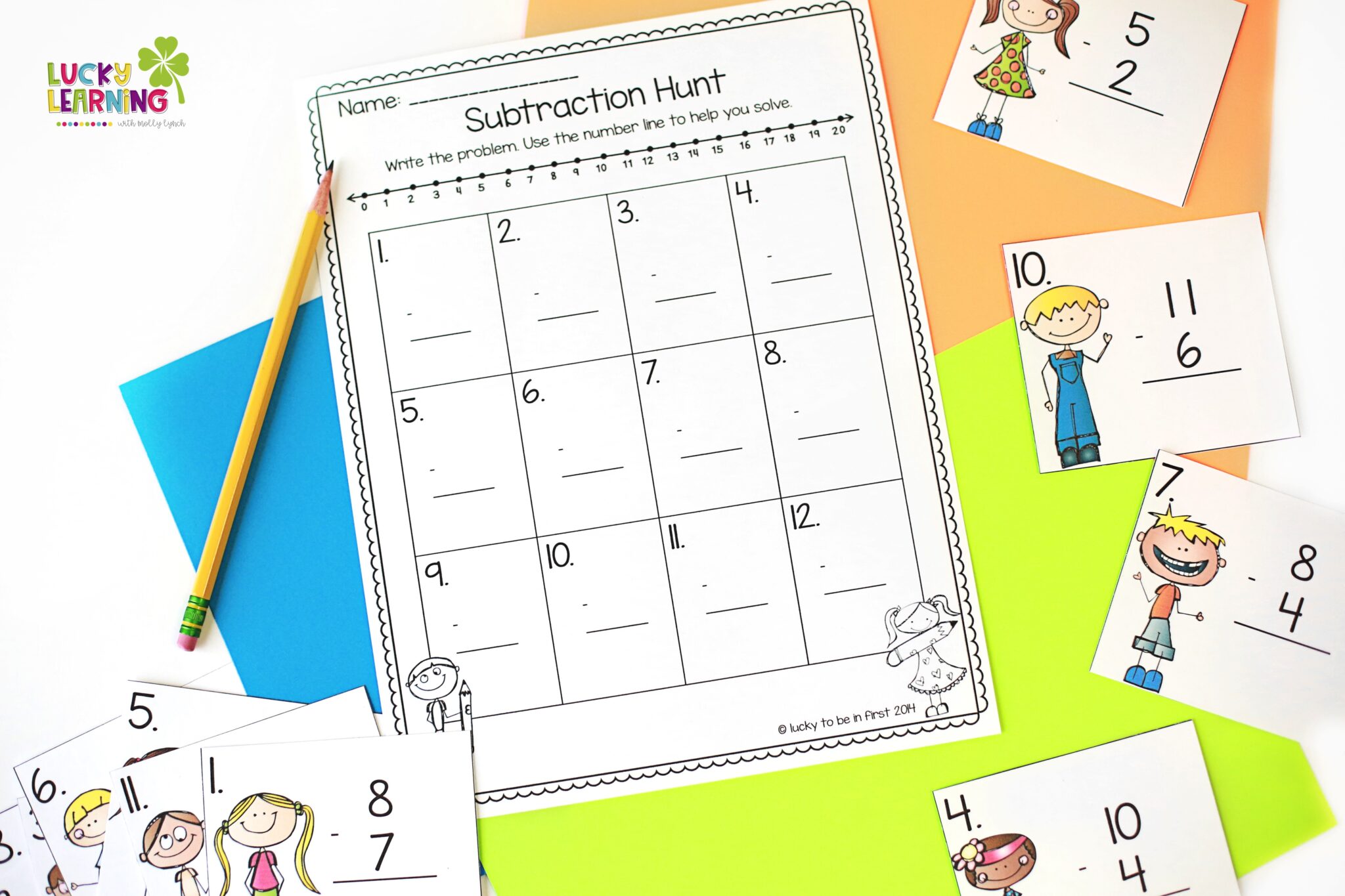 Free Math Mania Games for Addition & Subtraction for 1st Grade