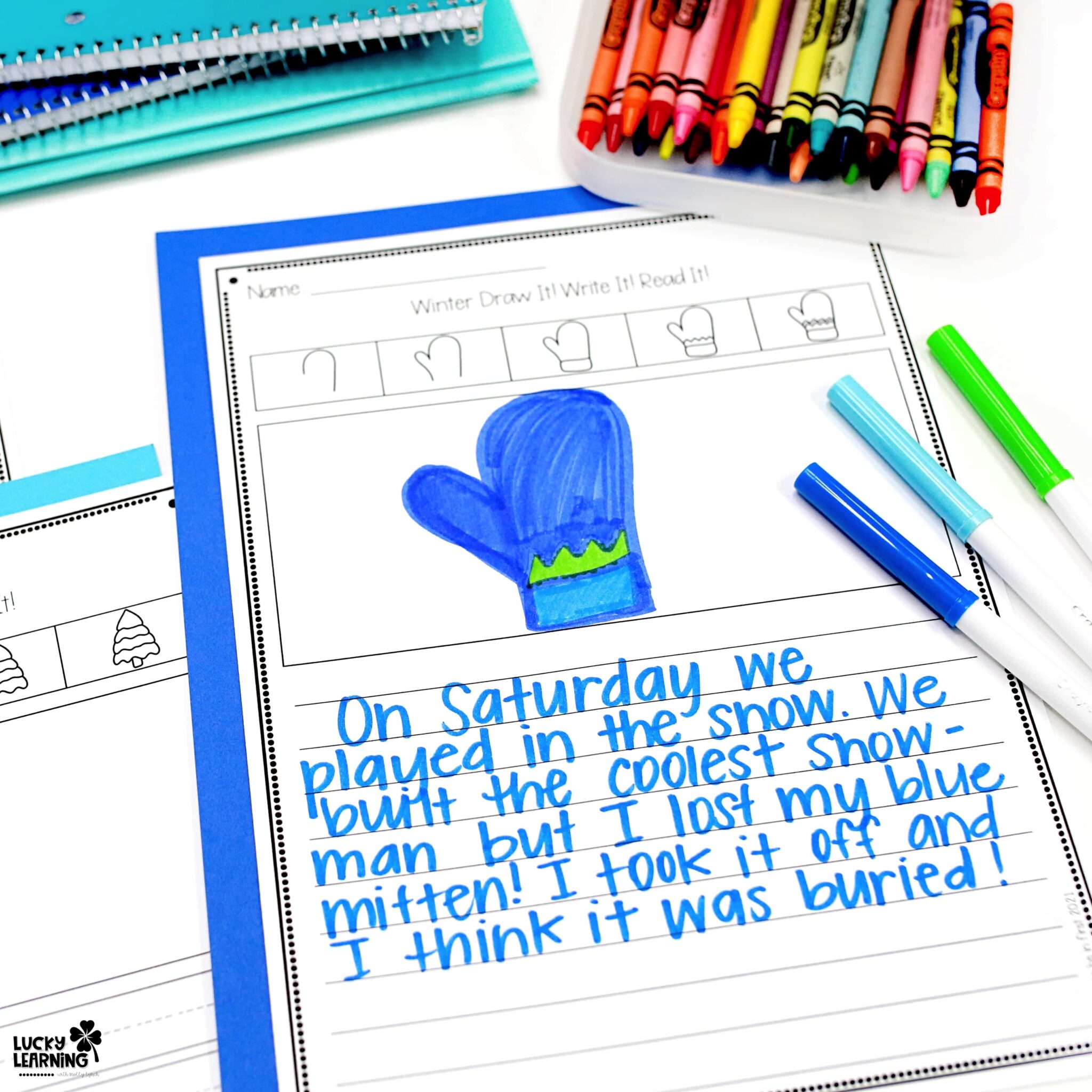 Fun Holiday Writing Activities for K-2 Students + Free Holiday Postcard