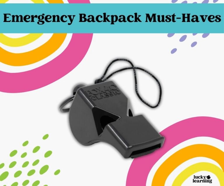 Essential Items for Your Classroom Emergency Backpack | Lucky Learning ...